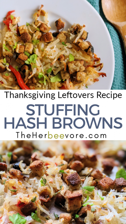 Stuffing Hash Browns (Best Leftover Stuffing Recipe)