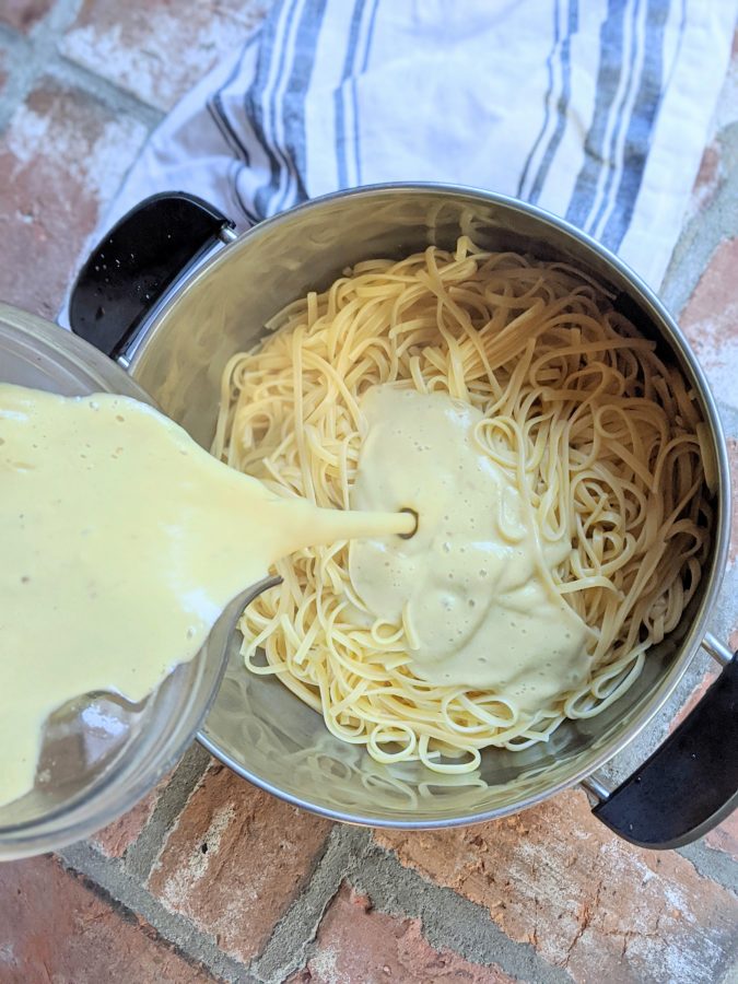 Almond Milk Alfredo Sauce Recipe (Vegan, Dairy Free) - The Herbeevore