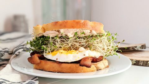 Brioche Breakfast Sandwich Recipe - The Herbeevore