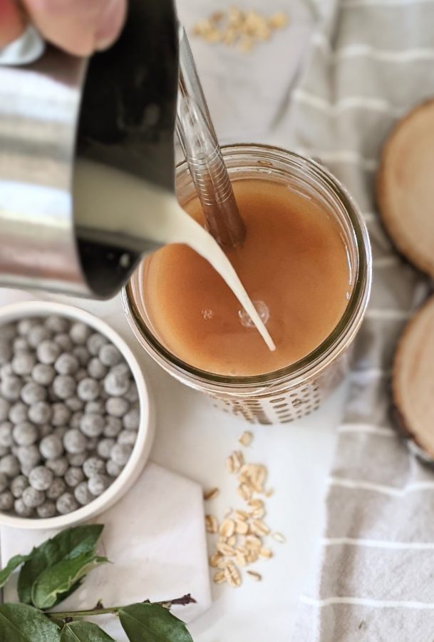 Oat Milk Bubble Tea Recipe (Vegan, Dairy Free) - The Herbeevore