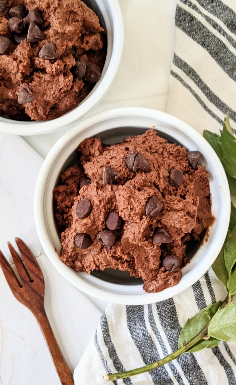 Chickpea Brownie Batter Recipe