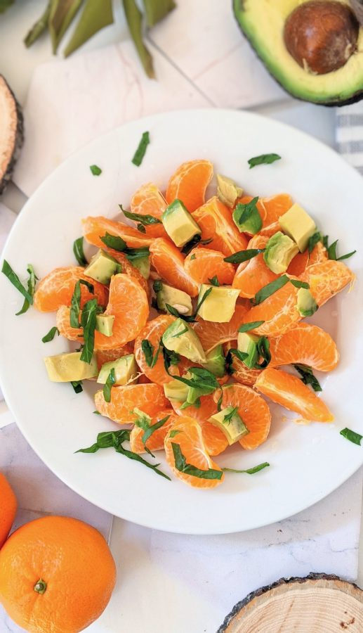 Orange Avocado Salad with Herby Lime Dressing Recipe - The Herbeevore