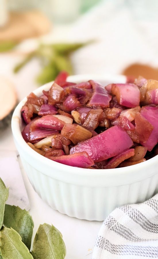 Fast Caramelized Red Onions Recipe - The Herbeevore
