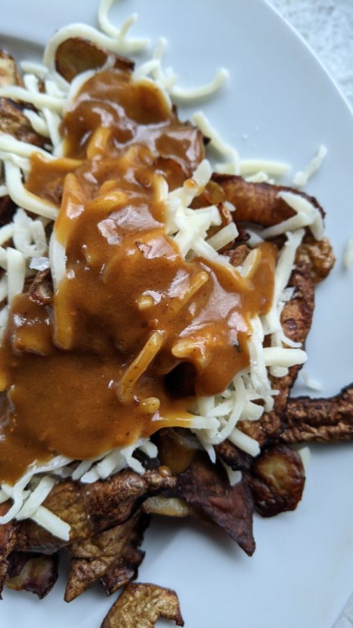 Potato Peel Poutine - A No Waste Potato Peel Recipe!