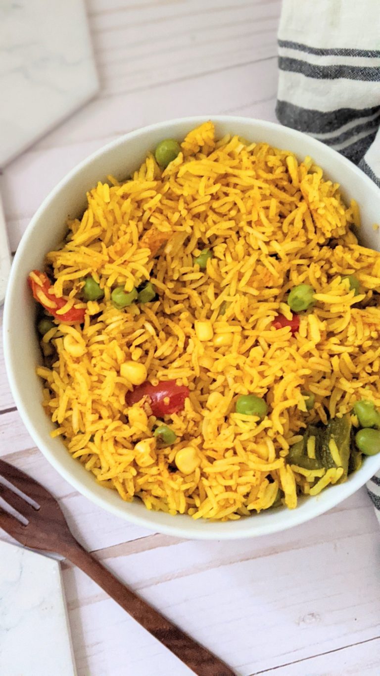 Rice Cooker Yellow Rice Recipe - The Herbeevore
