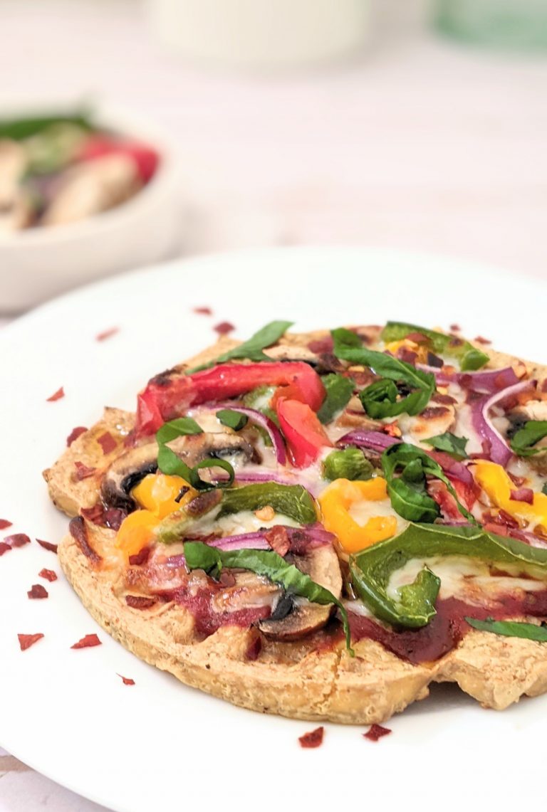 Tofu Waffles Pizza Recipe - The Herbeevore