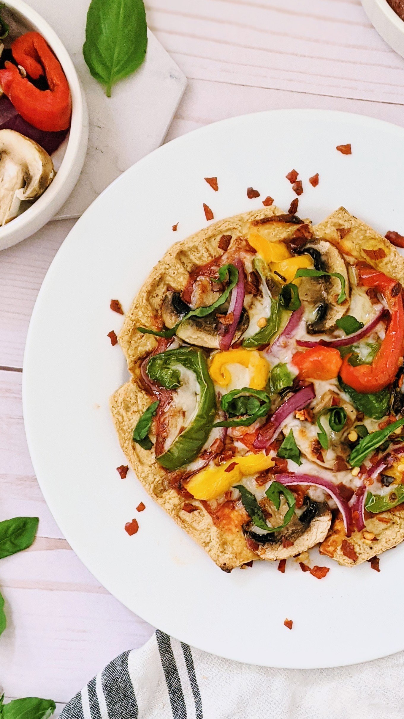 Tofu Waffles Pizza Recipe - The Herbeevore