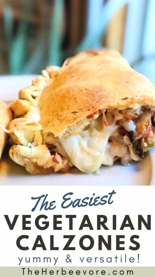 Baked or Grilled Calzone Recipe (Vegetarian, Gluten Free Option)