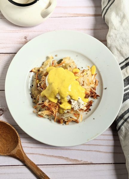 Hash Brown Eggs Benedict Recipe - The Herbeevore