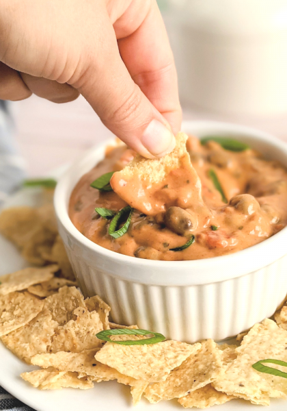 Velveeta Queso without Rotel Recipe - The Herbeevore
