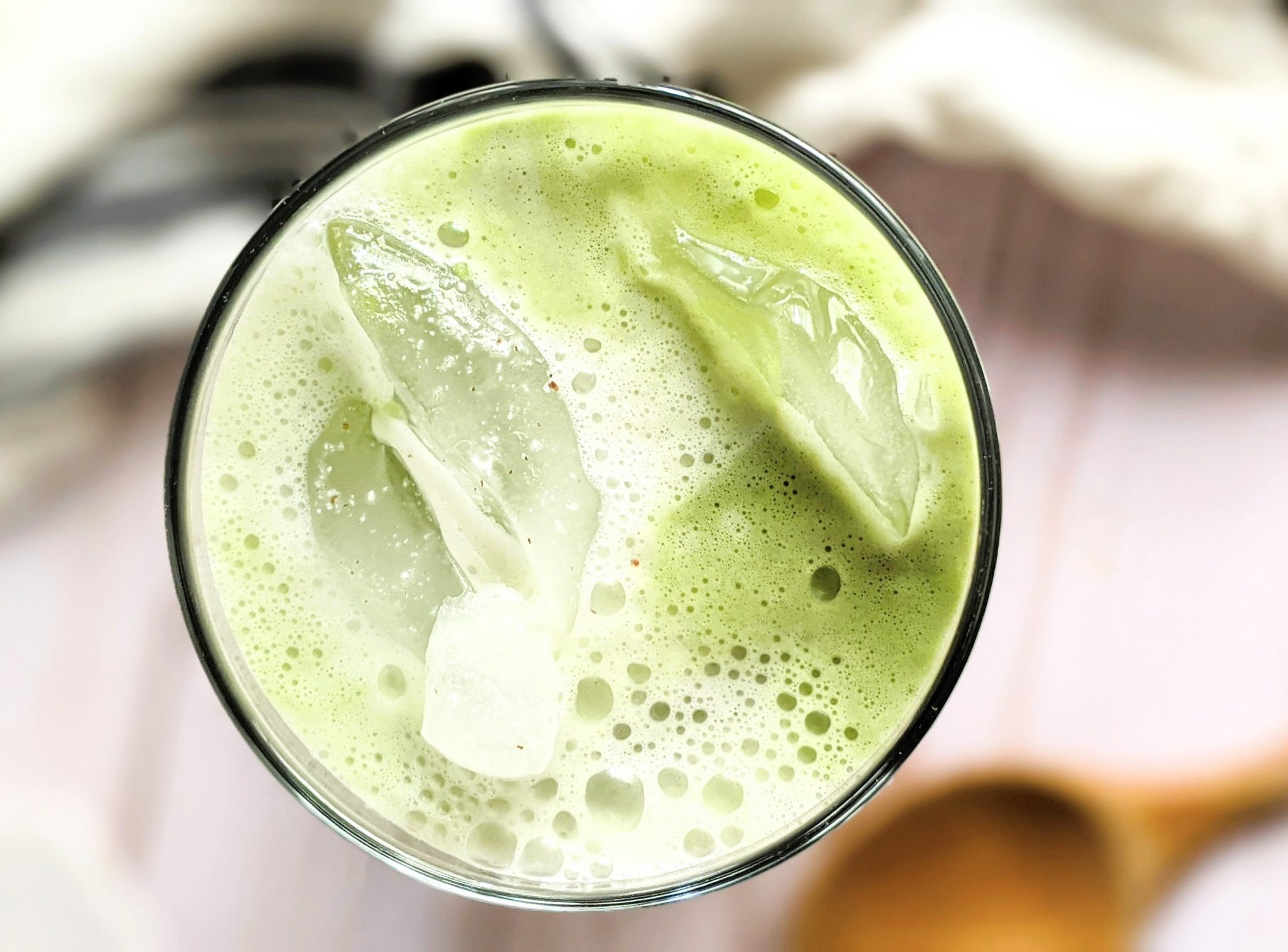 Oat Milk Matcha Latte Recipe (Dairy Free, Vegan) - The Herbeevore