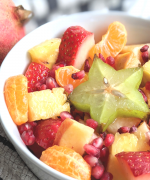Pomegranate Fruit Salad Recipe - The Herbeevore
