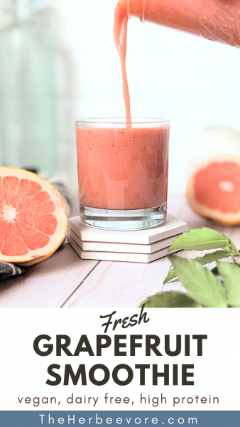 Grapefruit Smoothie without Yogurt Recipe (Dairy Free/Vegan) - The ...