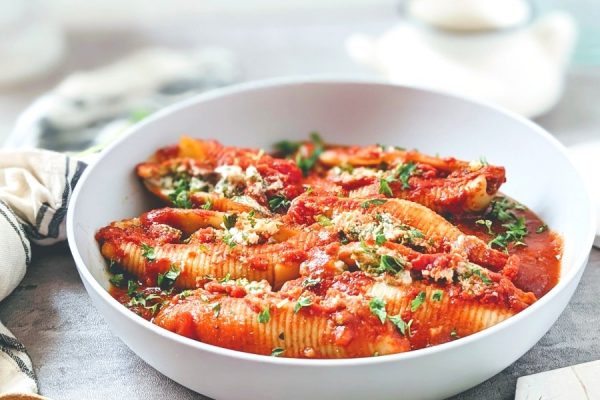 Stuffed Shells Without Eggs Recipe - The Herbeevore