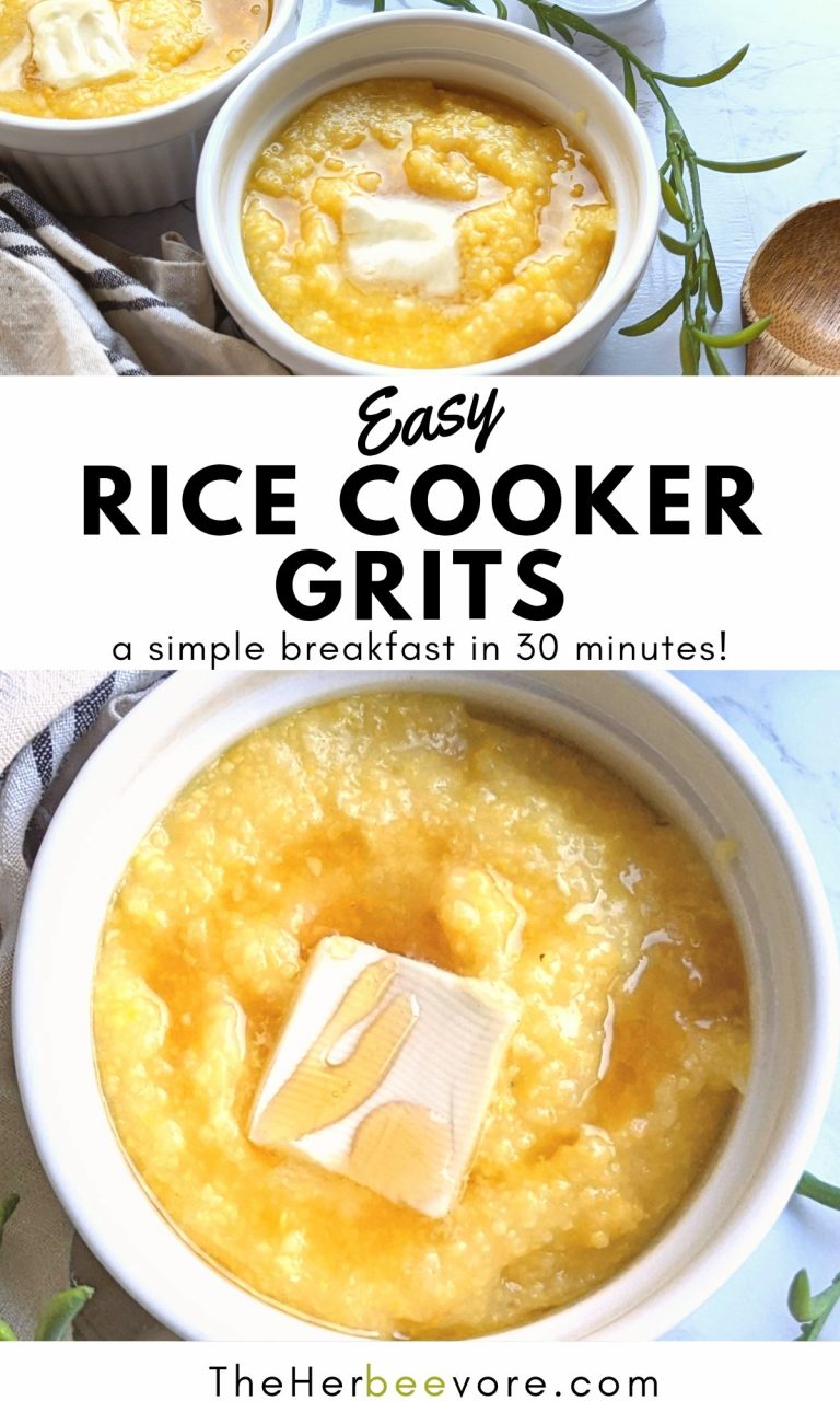 Rice Cooker Grits Recipe - The Herbeevore