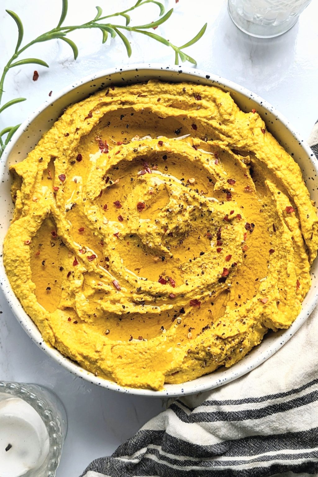 Turmeric Hummus Recipe with Black Pepper - The Herbeevore