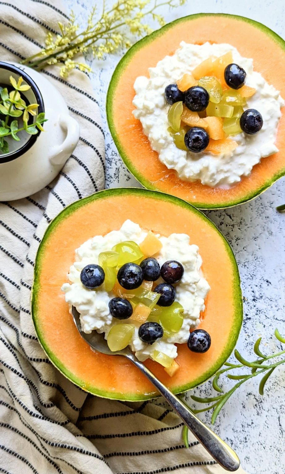 Cottage Cheese and Fruit Bowl Recipe - The Herbeevore