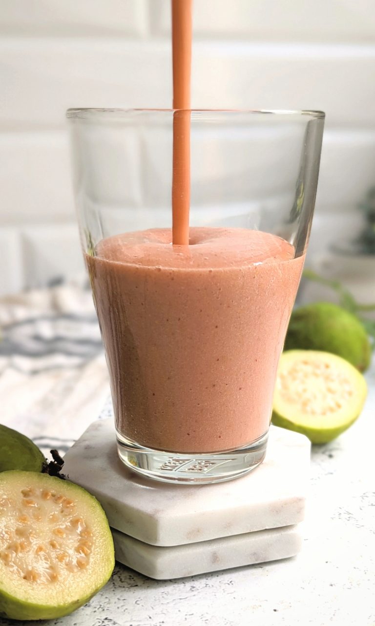 Guava Smoothie Recipe (Vegan/Dairy Free) - The Herbeevore