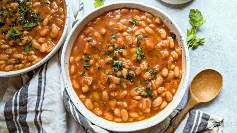 Fasolatha, Greek White Bean Soup Recipe - The Herbeevore