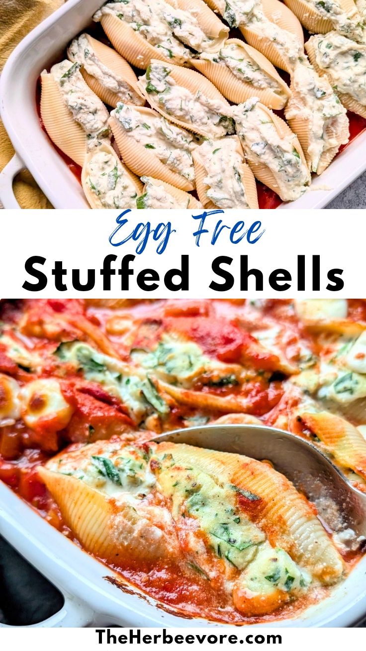 Stuffed Shells Without Eggs Recipe - The Herbeevore